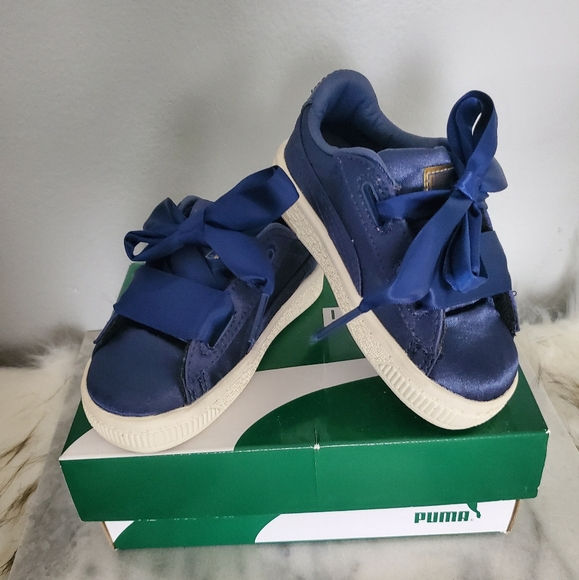 Puma | Shoes | Toddler Puma Basket Heart Tween Inf 6c | Poshmark